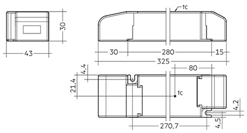 LC 200 W 24 V SC SNC2 - Tridonic
