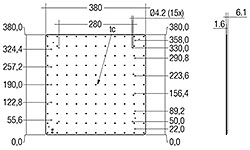 Module QLE G2 380x380mm 5000lm ADV-SE - Kroon Professional Lighting ...