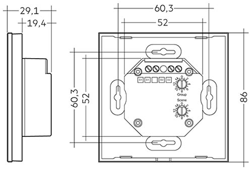 DALI TOUCHPANEL BASIC - Tridonic