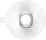 ACU ALU NIPPLE M10x8 WH